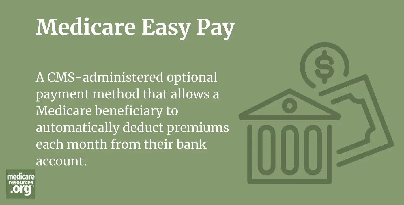 Medicare Easy Pay | medicareresources.org